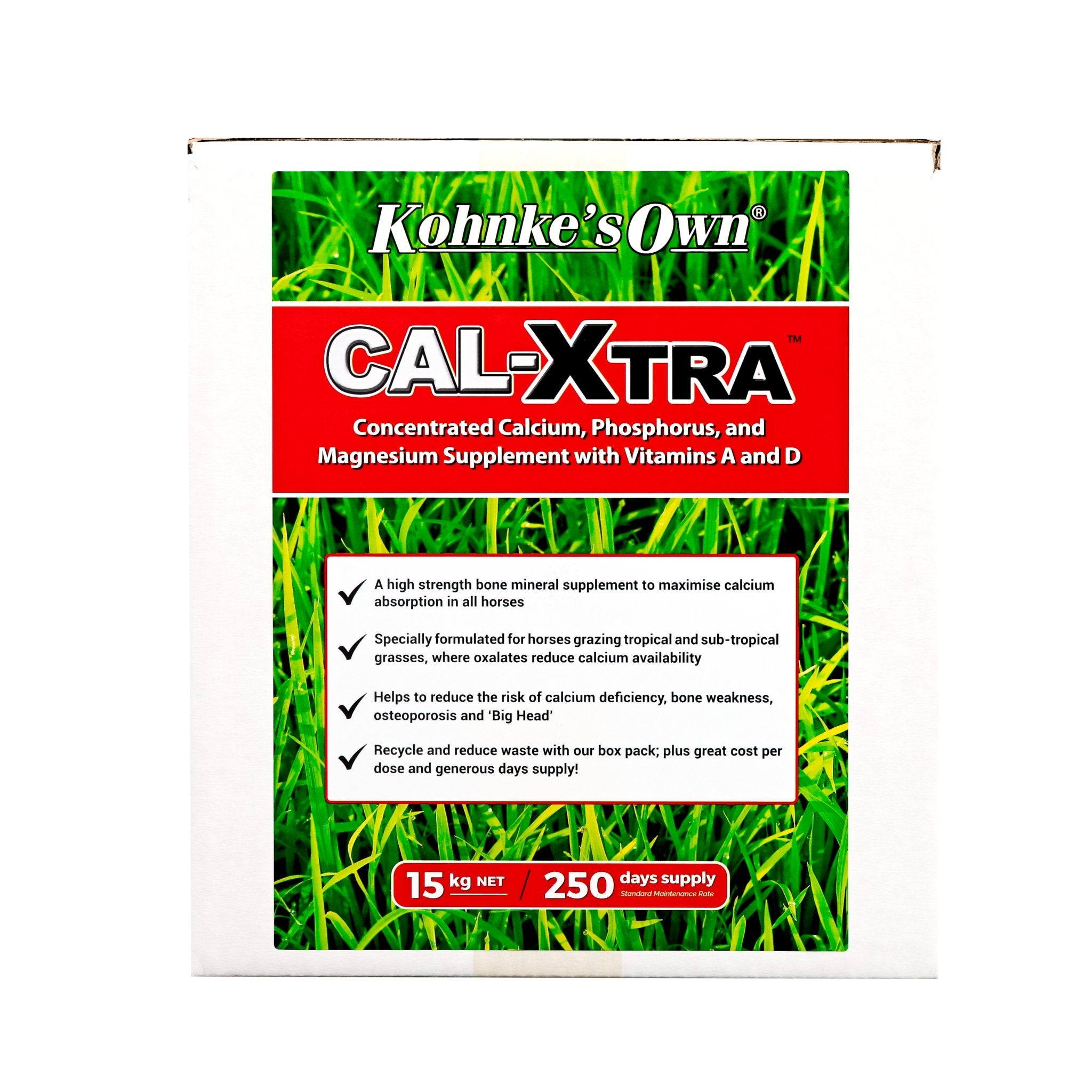 Kohnke’s Own – Cal–xtra | Horse Calcium Supplement – Horse Supplements ...